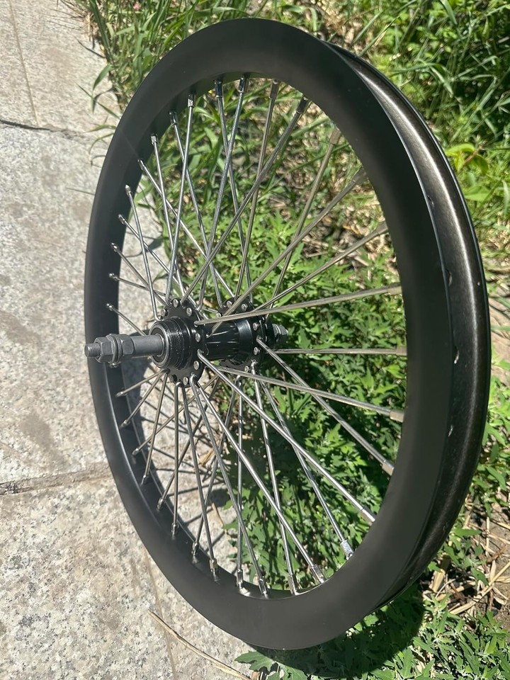 CDHPOWER 20" Rear Bike Wheel Rim 10G Heavy Duty Double Wall 36 Spoke ...