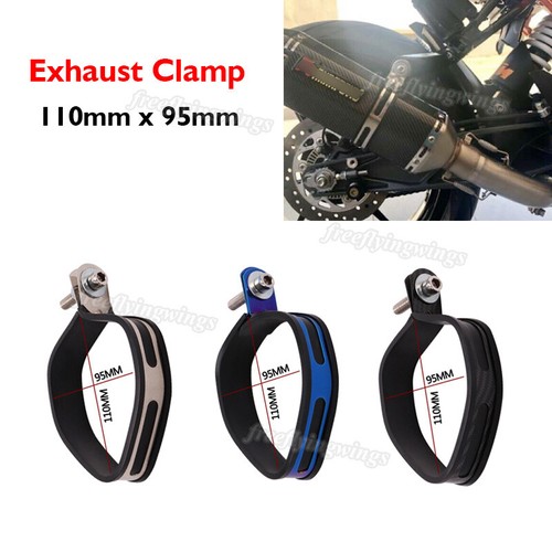 Motorcycle Exhaust Muffler Hanger Clamps Strap Mounting Bracket ...