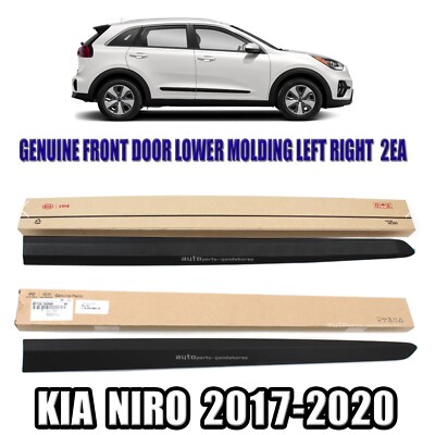 GENUINE FRONT Door Molding Lower LEFT RIGHT 2EA - 1SET For Kia Niro ...