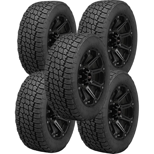 (QTY 5) 245/75R17 Nitto Terra Grappler G2 121R LRE Black Wall Tires | eBay