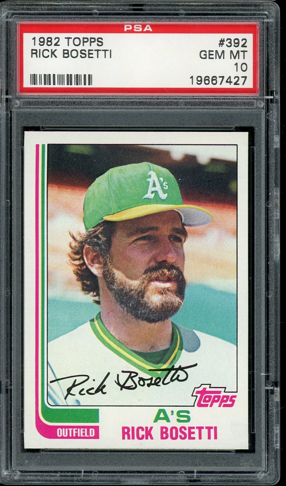 1982 Topps Baseball #392 Rick Bosetti PSA 10 | eBay