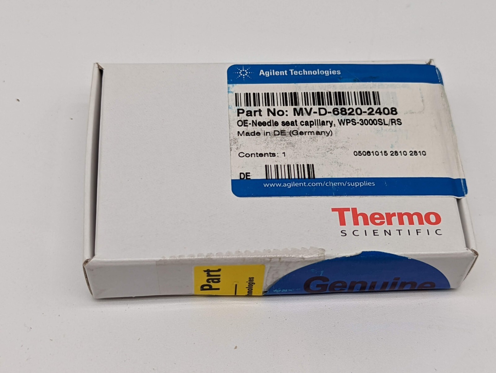 Dionex NEEDLE SEAT CAP.,3.1UL,VIPER,WPS-SL/RS 6820.2408 | eBay