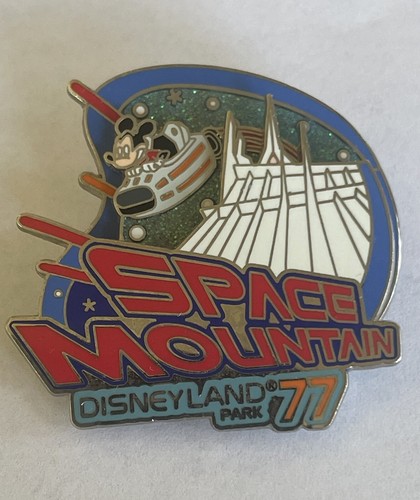 Disneyland Space Mountain 77 Mickey Mouse Pin, New | eBay