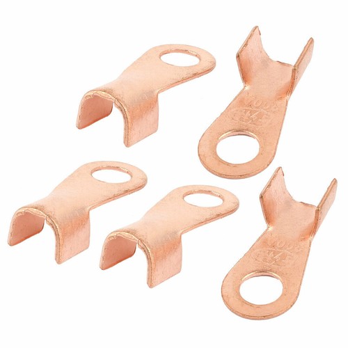 5Pcs 200A Open Copper Battery Crimp Terminal Wire Lugs 10.6mm Ring # | eBay