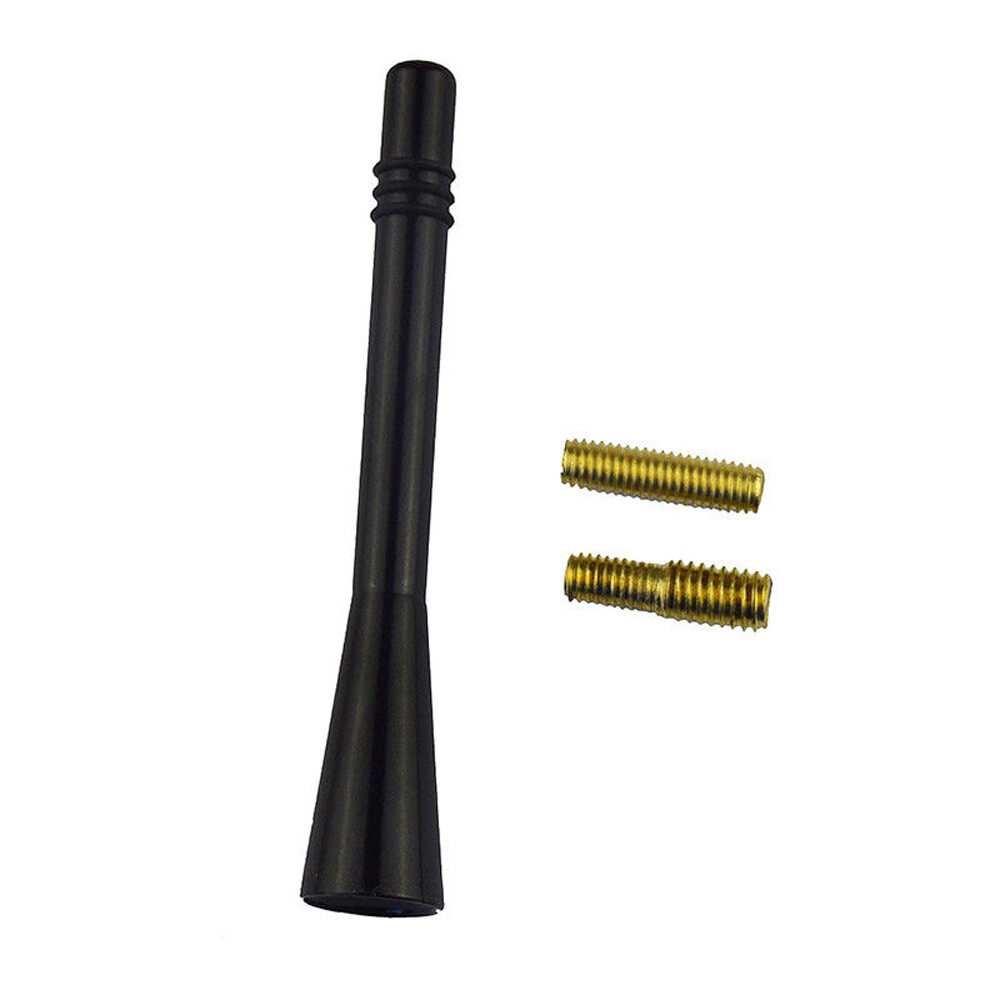 Car Stubby Short Antenna Aerial AM/FM Radio Mast+2Pcs Screw Car Radio ...
