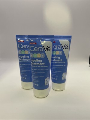 (3) CeraVe Baby Healing Ointment Petrolatum Diaper Rash Exp 09/25+ | eBay