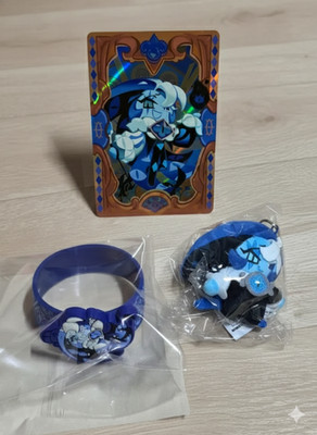 5th Cookie Run Kingdom Shadow Milk Cookie Set-Plush Keyring,Wristband ...