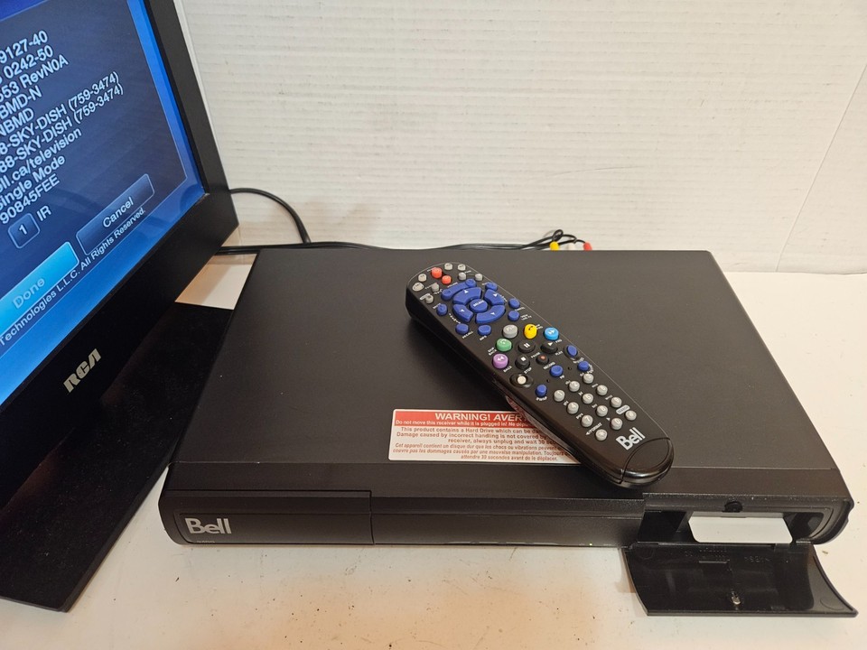 Bell 9400 HD Satellite PVR Receiver – Dual Tuner – 1TB – HDMI – Remote ...