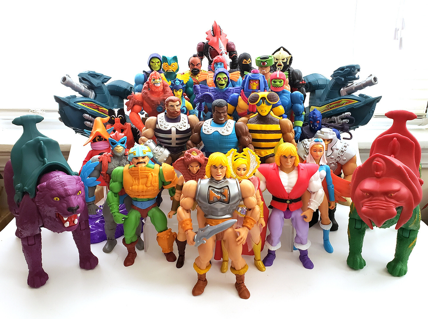 Masters of The Universe MOTU Origins 33 Figure & 5 Vehicle Lot He-Man ...