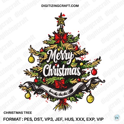 Merry Christmas machine embroidery designs | eBay