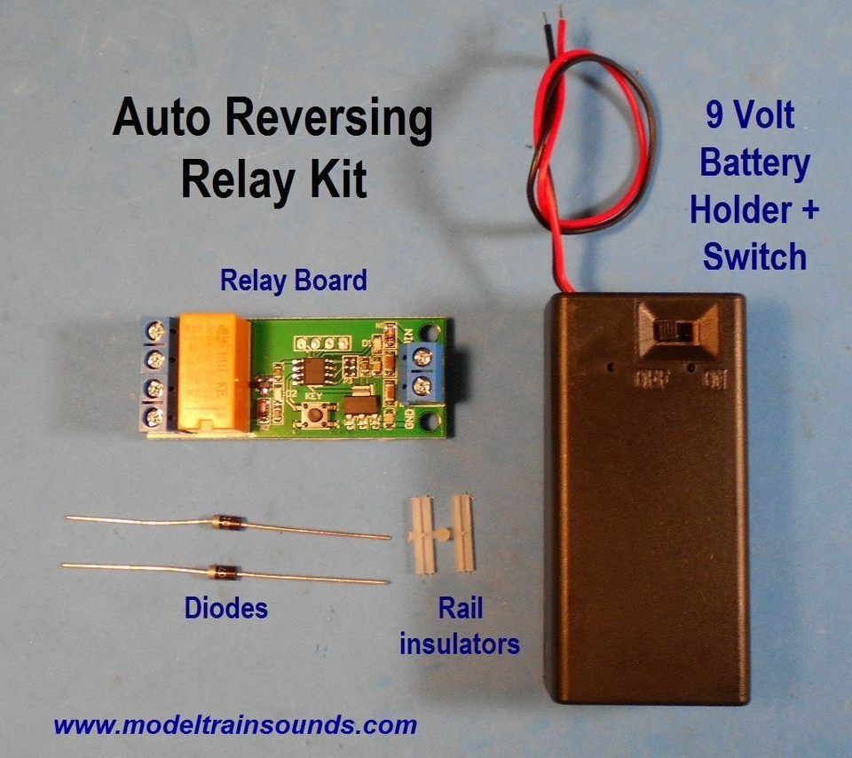 Auto Reversing Back and Forth Circuit Kit for HO or N Scale Train or ...