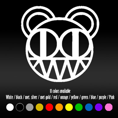 6" Radiohead Car Self Adhesive Bumper Window Diecut Vinyl Decal sticker ...