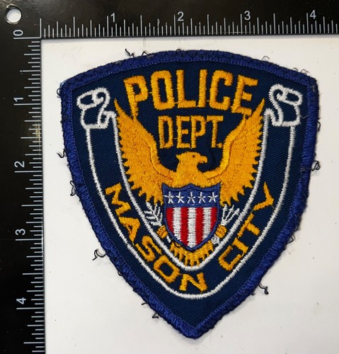VINTAGE OBSOLETE Mason City Iowa IA Police Patch | eBay
