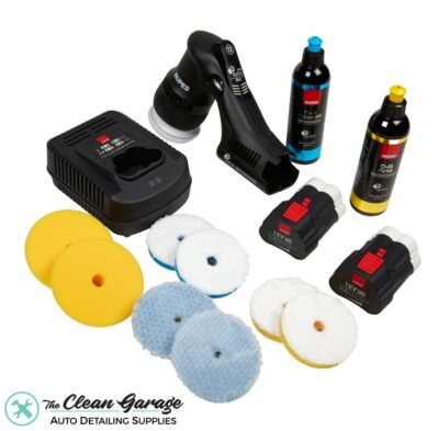 RUPES iBrid Mini HLR75 3" Cordless Polisher | Kit 2 | 8 Pads 2 ...