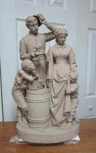 John Rogers Group Statue Statuary "Taking the Oath" | eBay