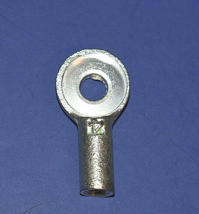 Battery Cable Copper Side Terminal Crimpable End 4 Gauge Fits Up To 3/8 ...