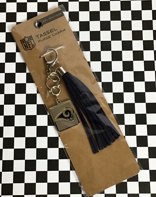 Los Angeles Rams Women Tassel Purse Accessory Charm NFL Licensed Key ...