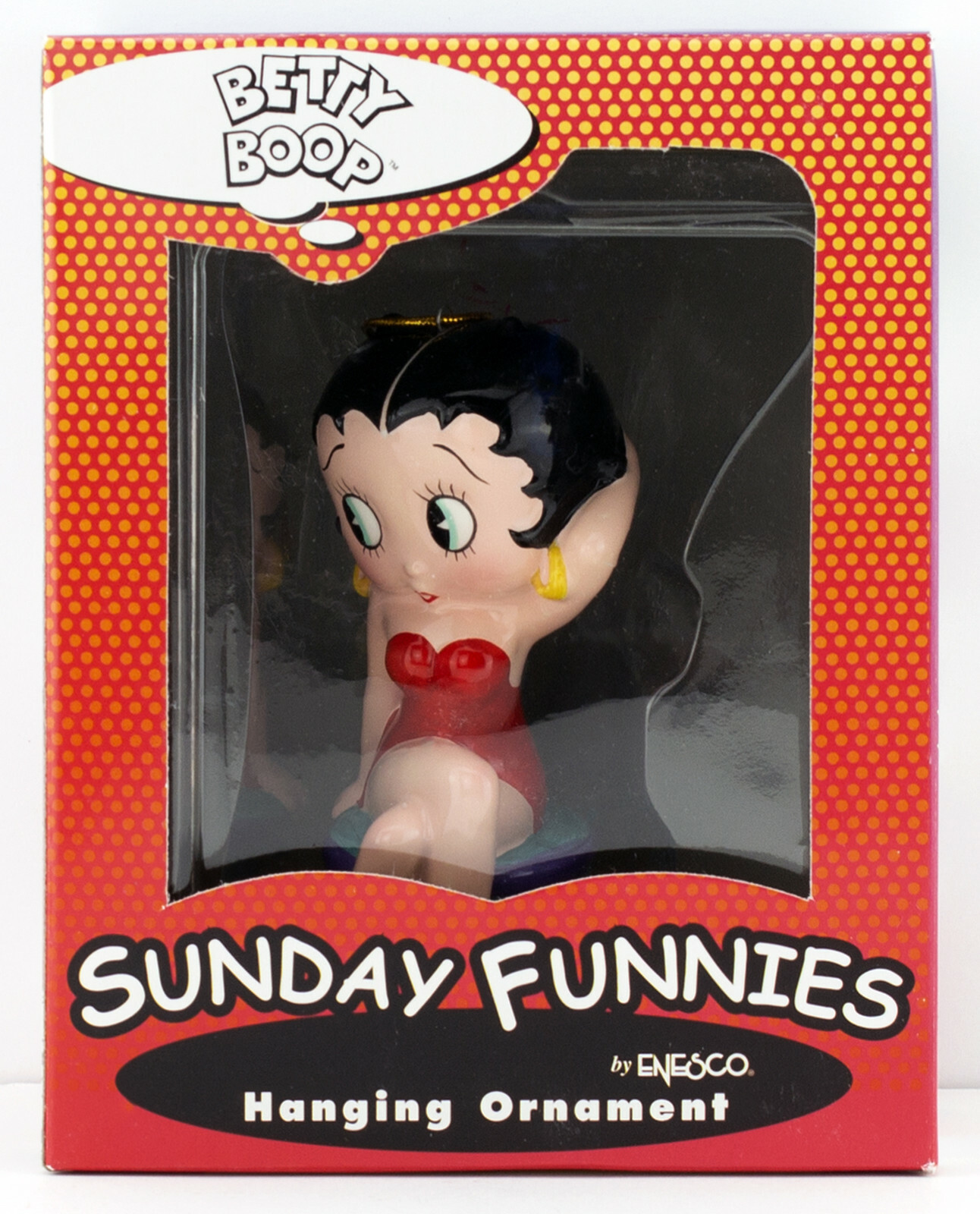BETTY BOOP Famous Pose NEW Enesco Sunday Funnies 2000 Ceramic Ornament ...