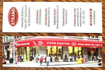 Strand Bookstore Where Books Are Loved New York NYC Bookmark | eBay