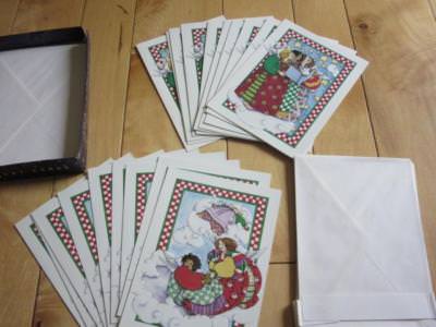 PAPER MAGIC GROUP BOX OF 20 CHRISTMAS CARDS & ENVELOPES ANGELS 2 ...