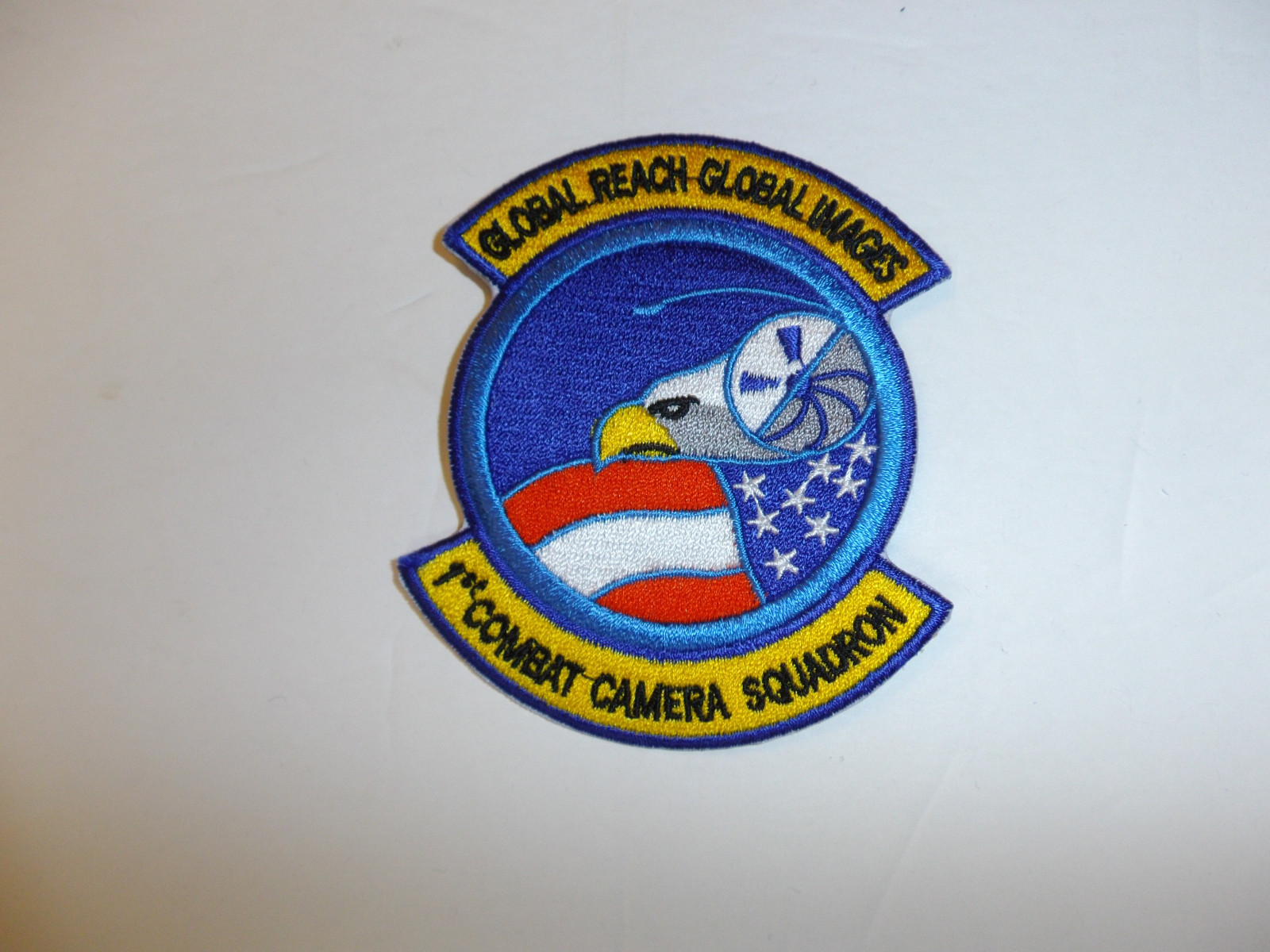 C0450 1980s-90s US Air Force Global Reach 1st Combat Camera Squadron Patch R9E | eBay