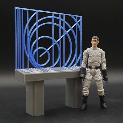 CUSTOM HOTH ECHO BASE TACTICAL COMPUTER for 3.75" FIGURE DIORAMA STAR ...