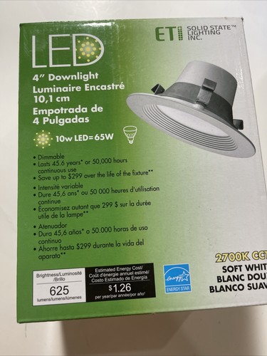 ETI Solid State Lighting 4” Downlight LED | eBay