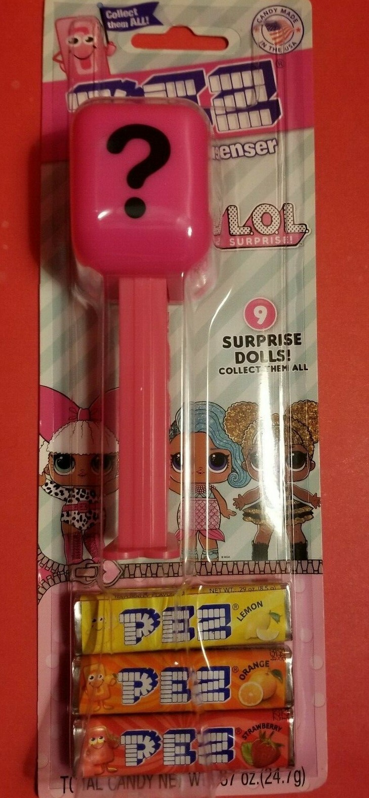 PEZ LOL Surprise Dolls PINK PEZ Dispenser 1 of 9 Collectible Dolls NEW ...
