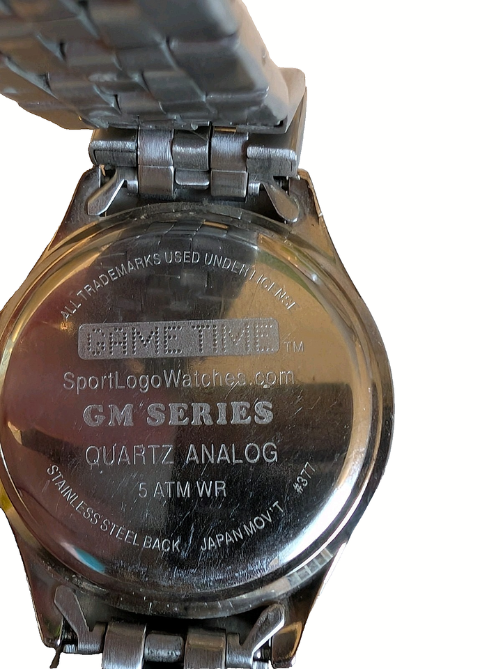 New York Yankees Game Time Watch GM Series Analog with Gold - Fathers ...