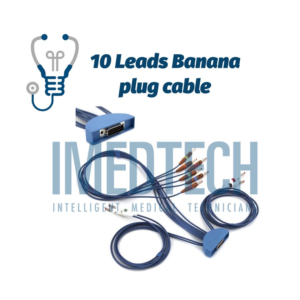 Midmark IQecg ECG Cable - Compatible/ Same Day Shipping / / 3-100-0199 ...