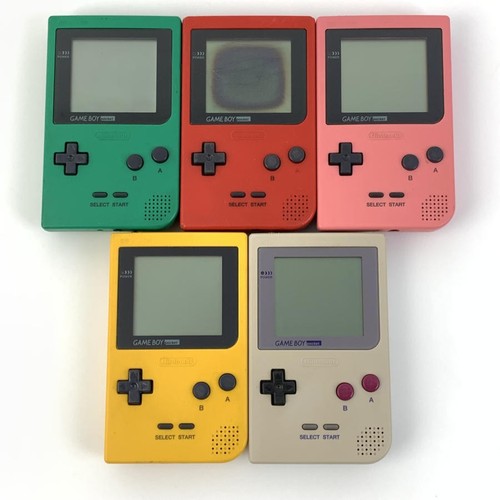 Nintendo GameBoy Pocket Console MGB-001 Lot of 5 For Parts Repair Japan ...