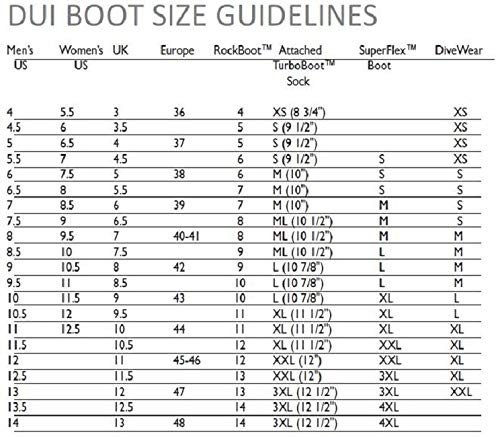 DUI Rock Boot - Size 10 - Great for Scuba Diving Drysuits | eBay