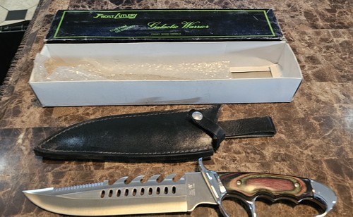 Autographed Jim Frost Cutlery Galactic Warrior Surgical Steel Bowie ...