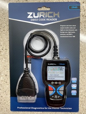 NEW Zurich OBD2 Code Reader ZR4S Professional Diagnostics Scanner 57663 | eBay