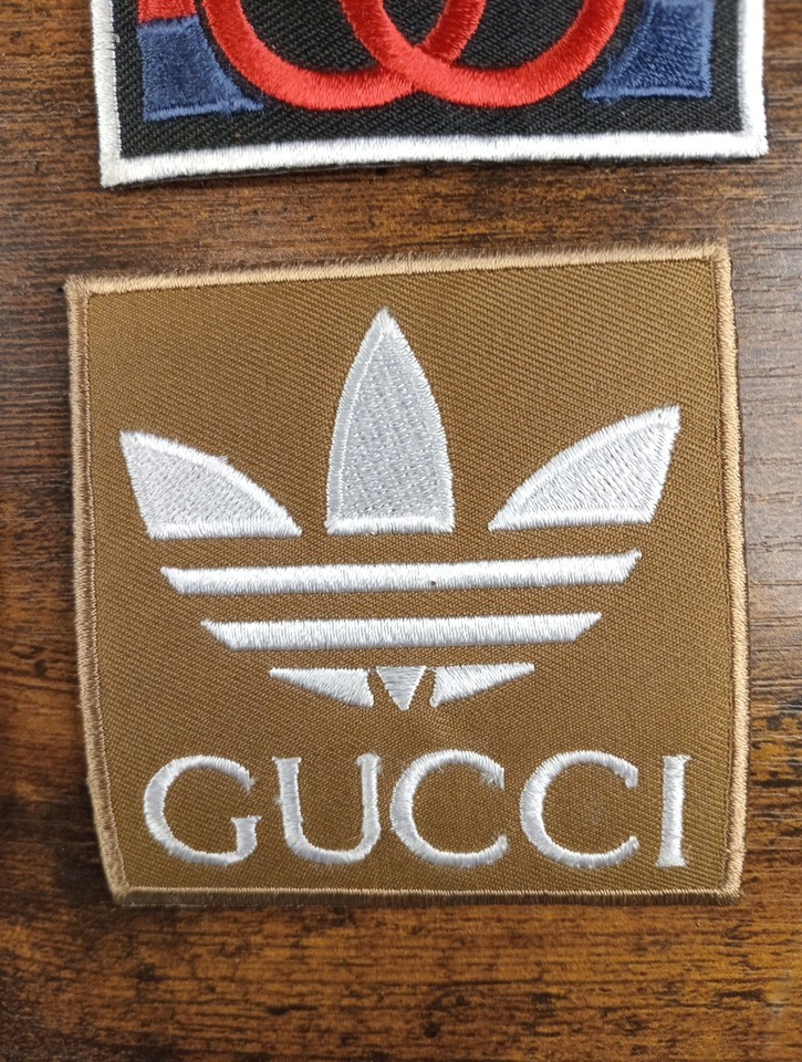 Lots Designer Iron-on Logo Gucci Style Embroidered Patches (4) | eBay