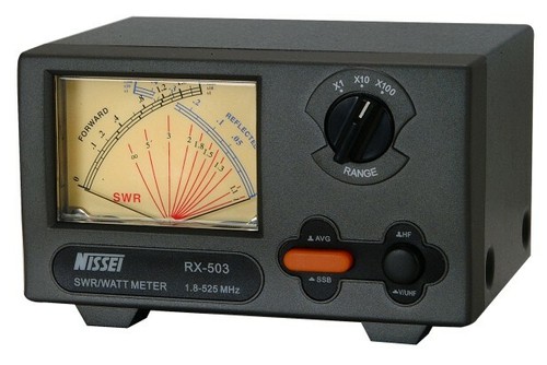NISSEI RX-503 Medidor de onda estacionarias / Watimetro RX503 frec. 1.8 ...