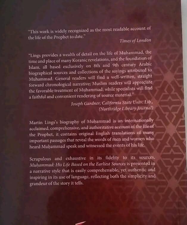 PROPHET MUHAMMAD BIOGRAPHY BOOK | eBay