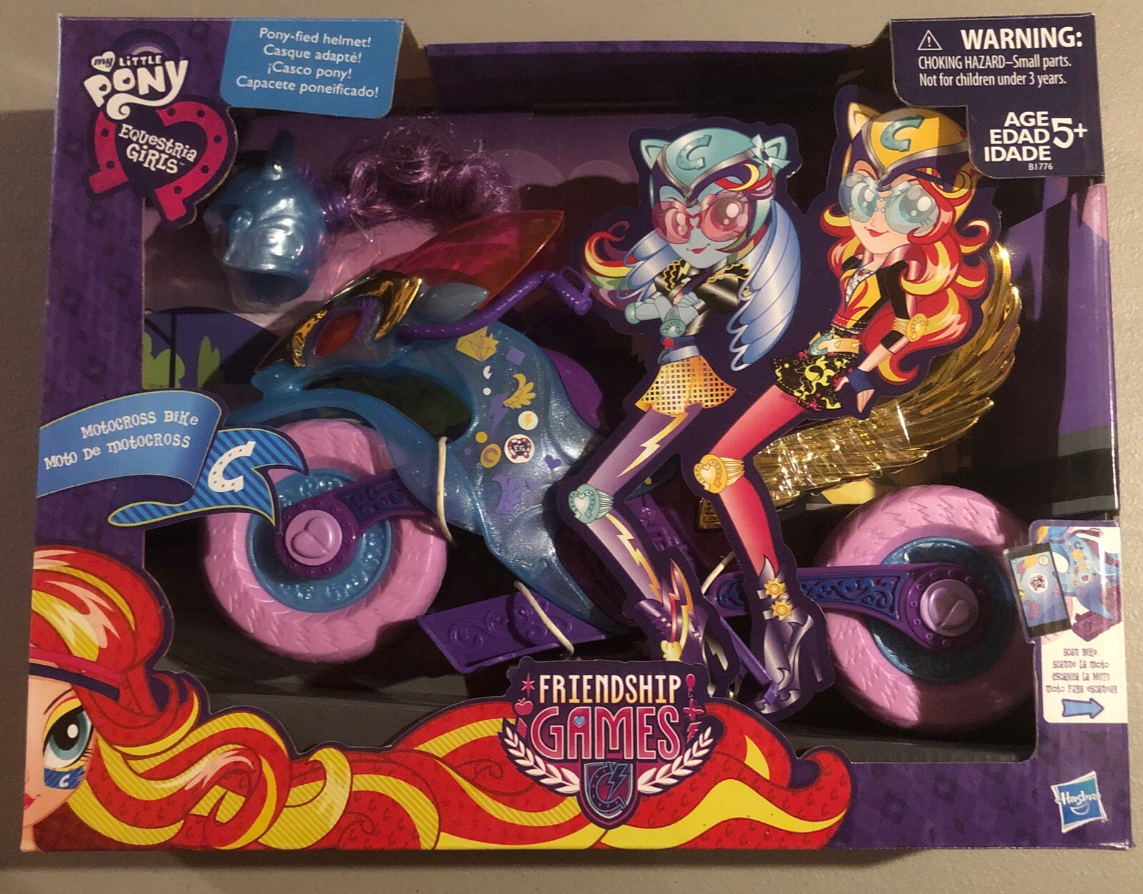 Hasbro My Little Pony Equestria Girls Friendship Games Motocross Bike ...