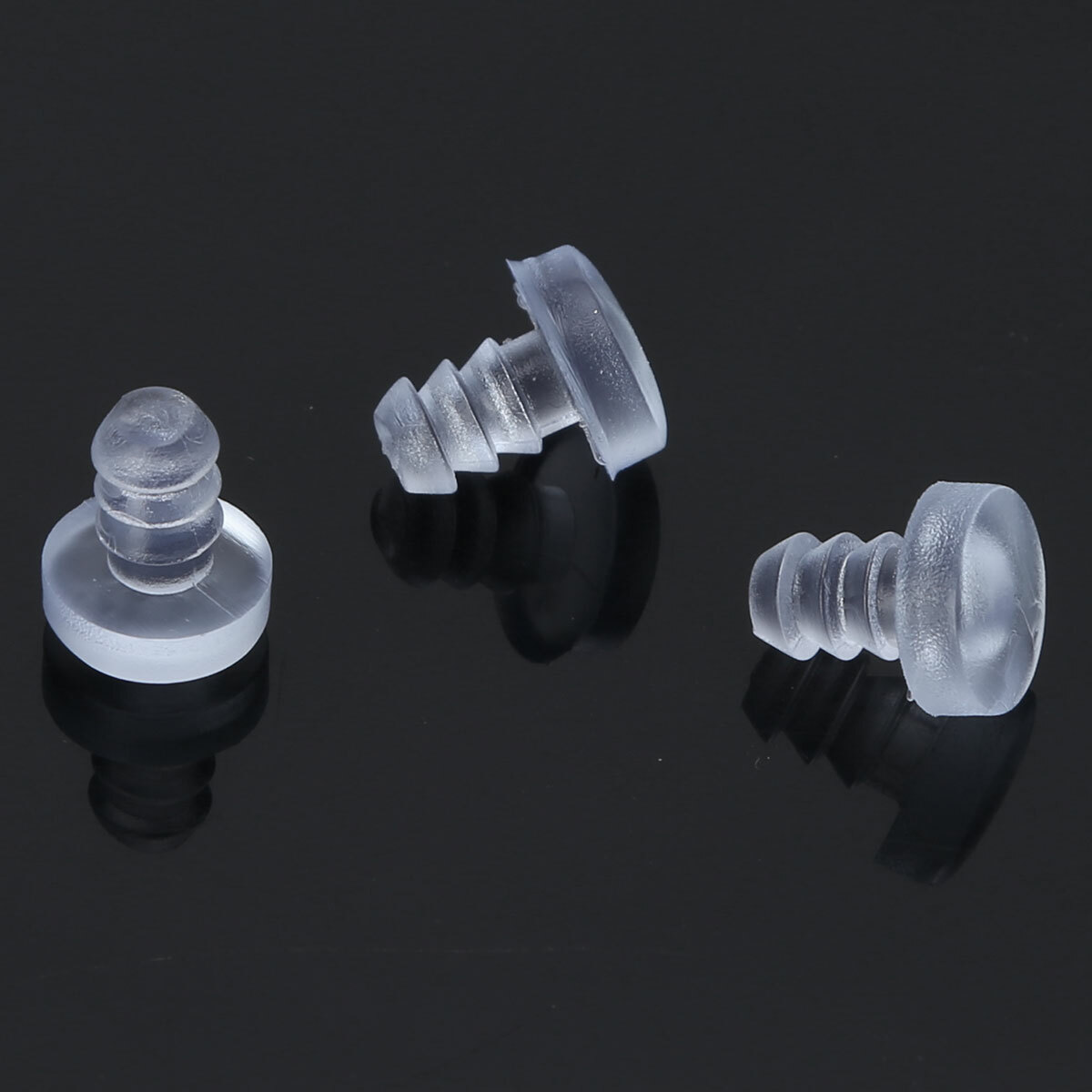 Glass Table Top Spacers Cabinet Bumpers Clear 50PCS Glass Table Top