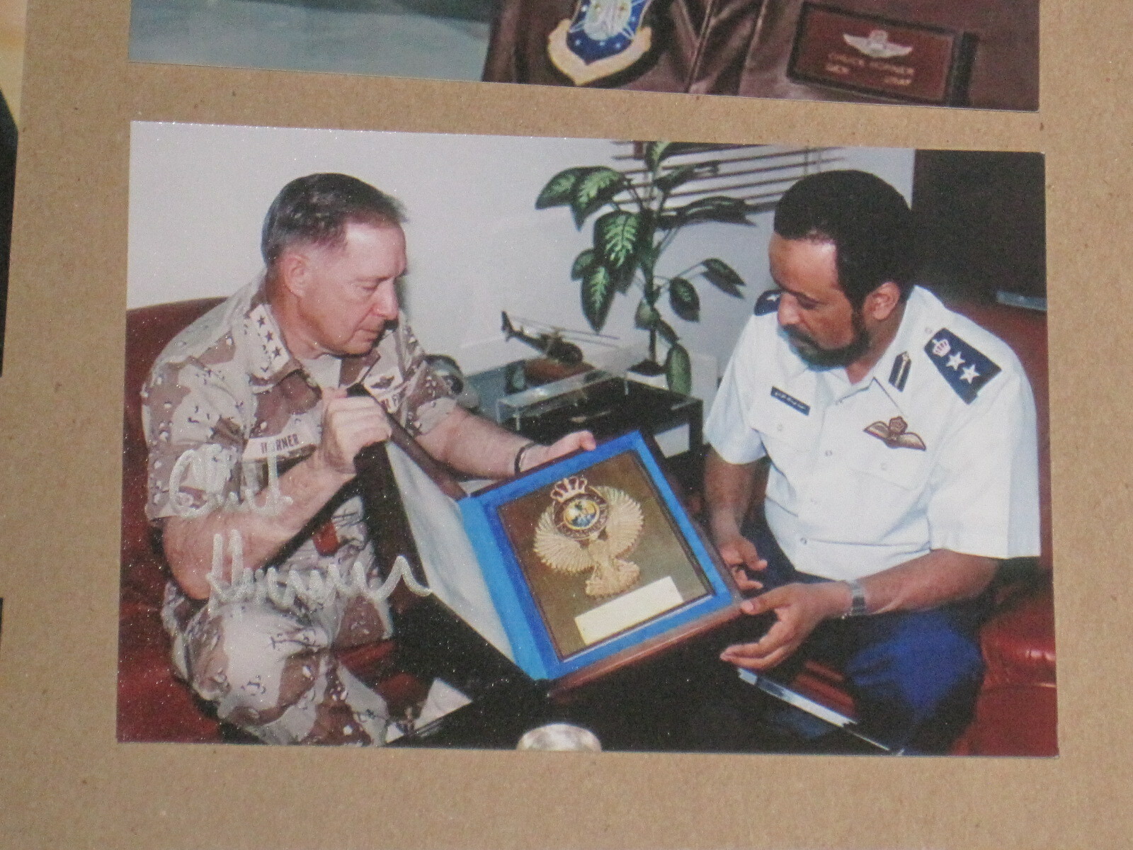 Air Force General CHUCK HORNER Signed 4x6 Photo PILOT AUTOGRAPH 1B | eBay