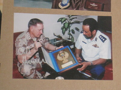 Air Force General CHUCK HORNER Signed 4x6 Photo PILOT AUTOGRAPH 1B | eBay