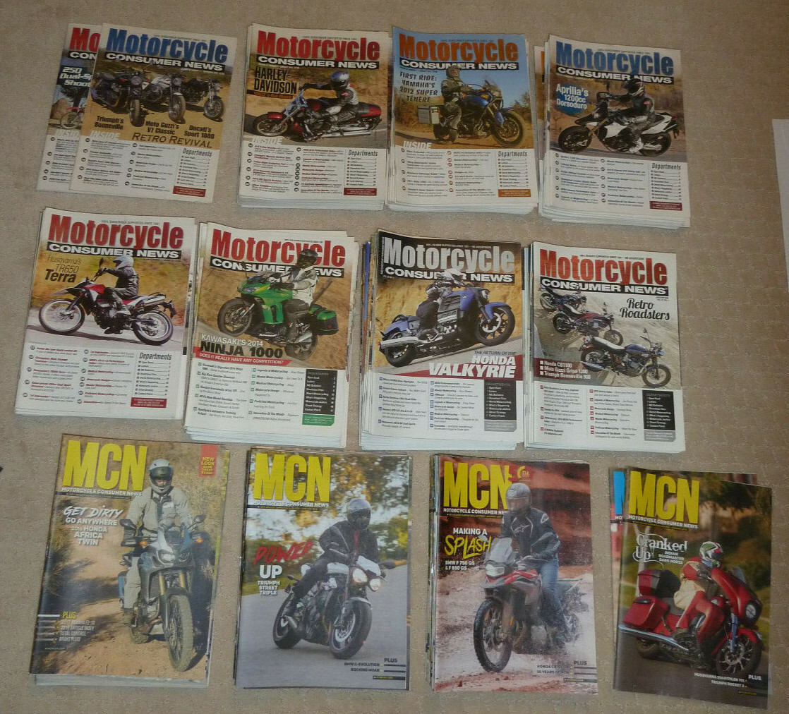 Motorcycle Consumer News Magazine Lot Issues From Nov 2009- thru ...