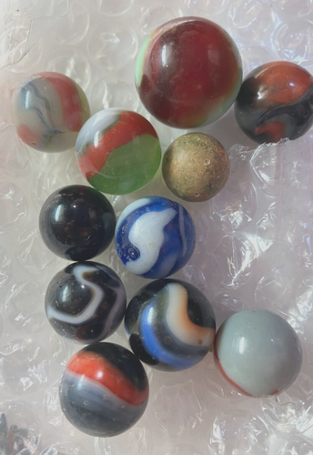 #71 Vintage 11 Marbles Collection as shown very nice lot RARE | eBay