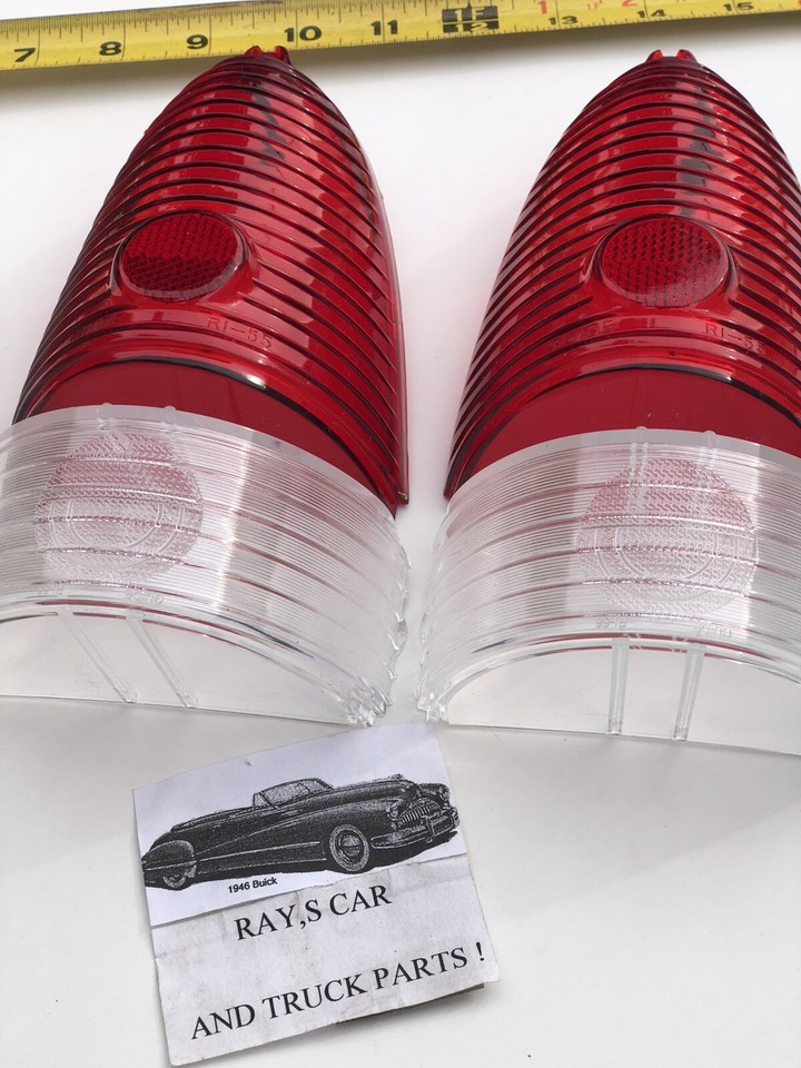 COMPLETE REPLACEMENT 1955 CHEVROLET BEL AIR / 150 / 210 TAIL LIGHT LENS ...