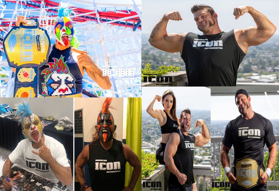 Black Taurus Signed 11x14 Photo BAS COA ROH Lucha Libre AAA Impact ...