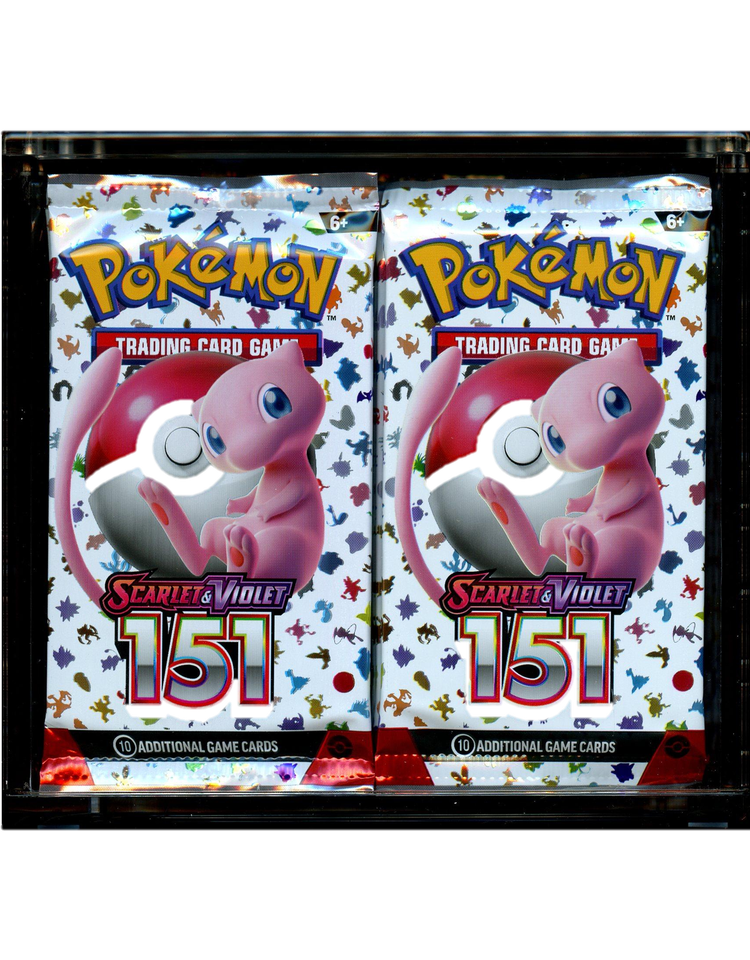 AUTHENTIC Pokemon 151 Box Lot – 36x Sealed Booster Packs + Acrylic Case ...