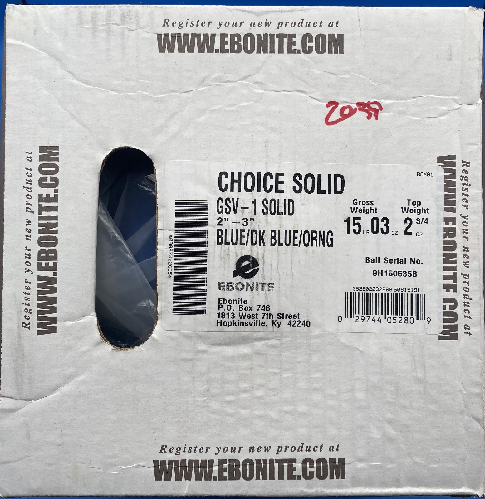 15 LB EBONITE CHOICE SOLID BOWLING BALL UNDRILLED 2 3/4" PIN ***GEM*** | eBay