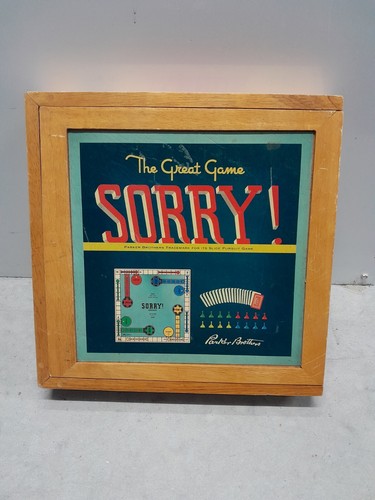 Vintage Sorry Wooden Box Game | eBay