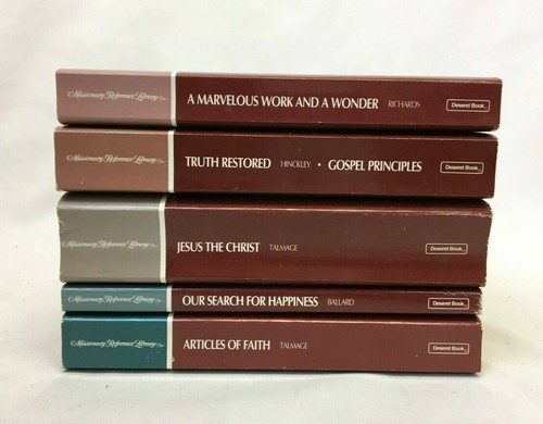 5 BOOK LOT Missionary Reference Library by Deseret Book Paperbacks LDS ...