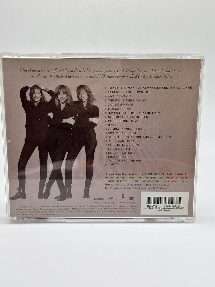 CARLY SIMON Reflections: Carly Simon's Greatest Hits CD | eBay
